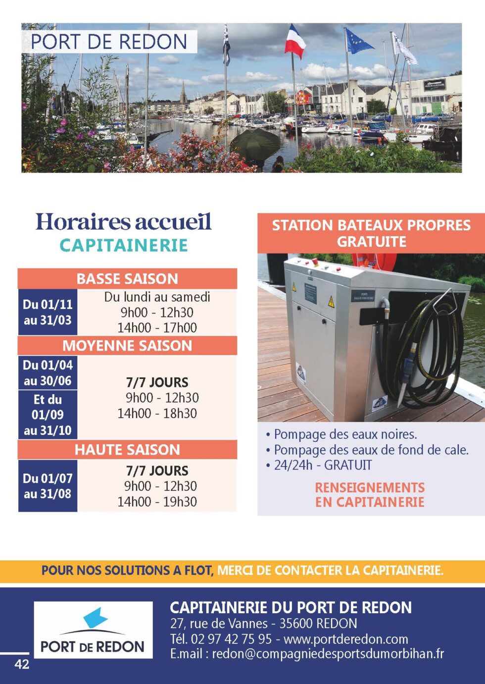 Port de Redon - Un port de la Compagnie des Ports du Morbihan